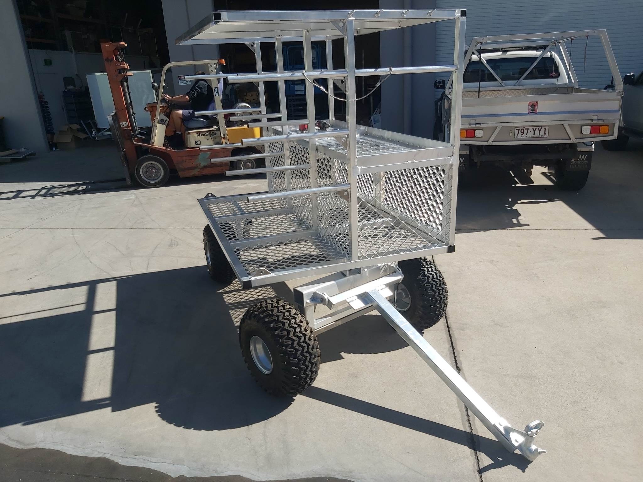 Aluminium Beach Trailer Model 3 | Fabrication Services | Welding ...