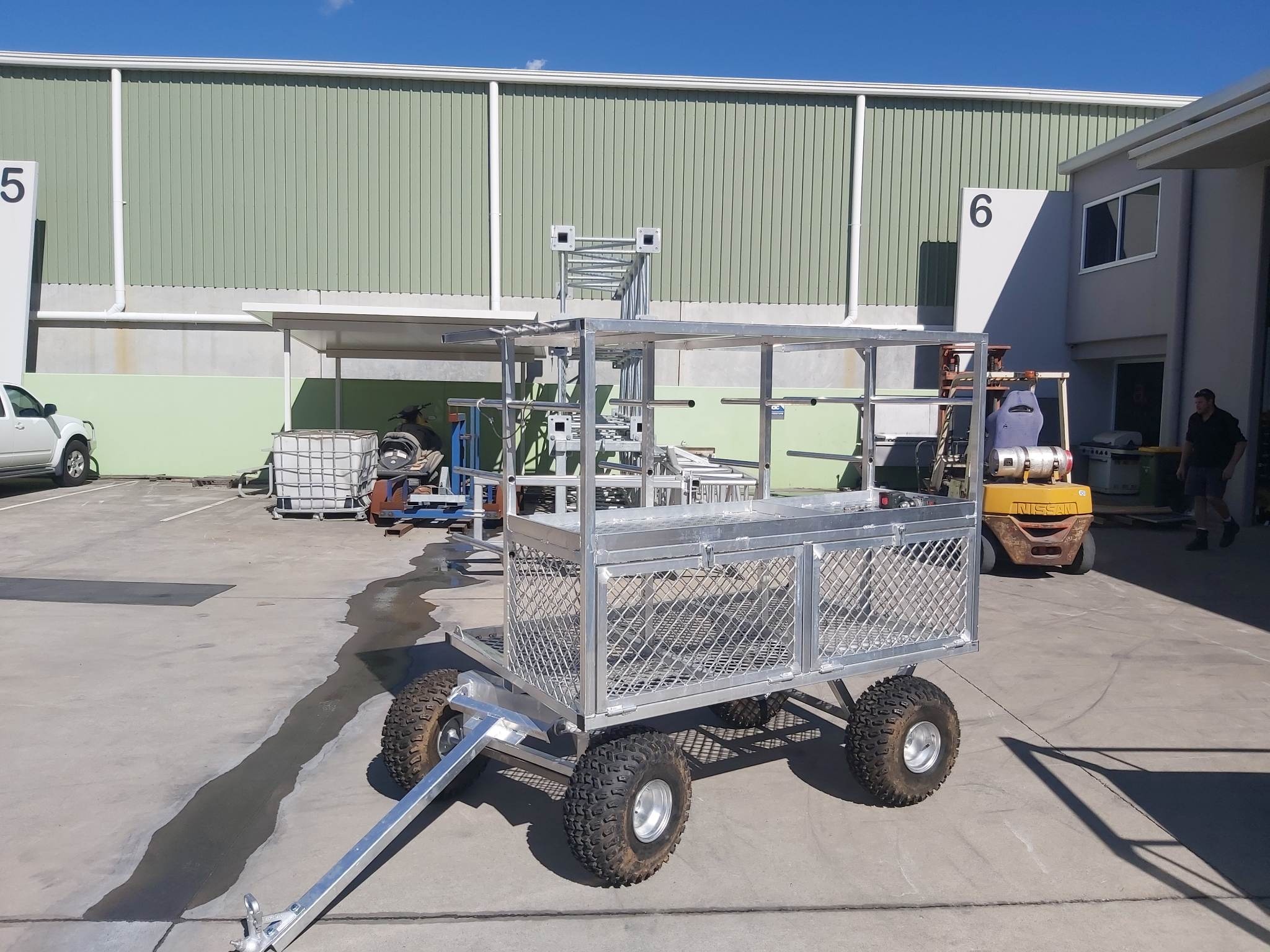 Aluminium Beach Trailer Model 3 | Fabrication Services | Welding ...